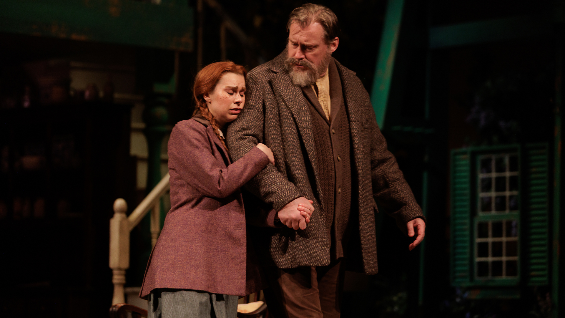 Caroline Toal and Tim Campbell in %22Anne of Green Gables%22 (Photo by ...