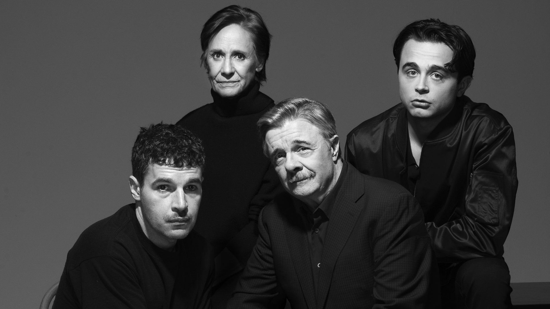 Christopher Abbott, Laurie Metcalf, Nathan Lane and Ben Ahlers (Photo ...